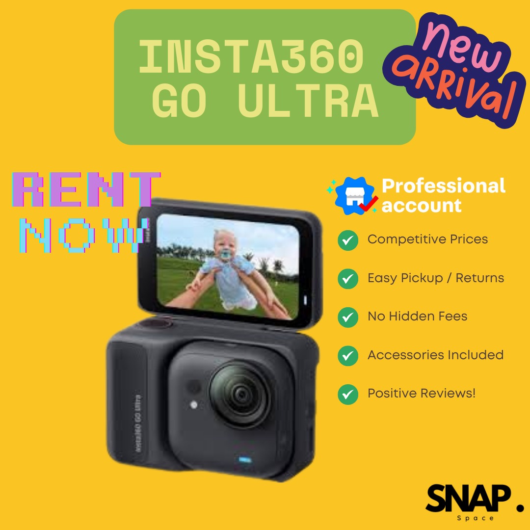 Insta360 Go Ultra Content Creator Camera (Rent)(Rental), Lifestyle ...