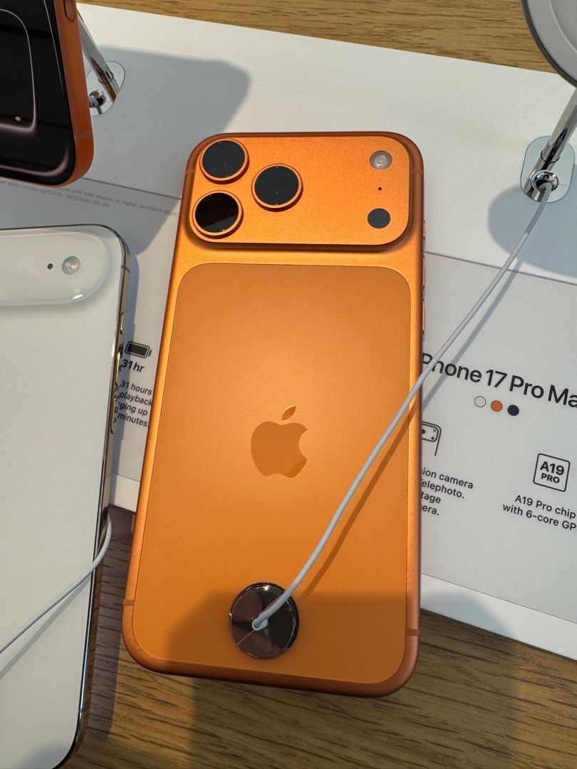 iPhone 17 Pro Max Cosmic Orange 256GB, Mobile Phones & Gadgets, Mobile ...