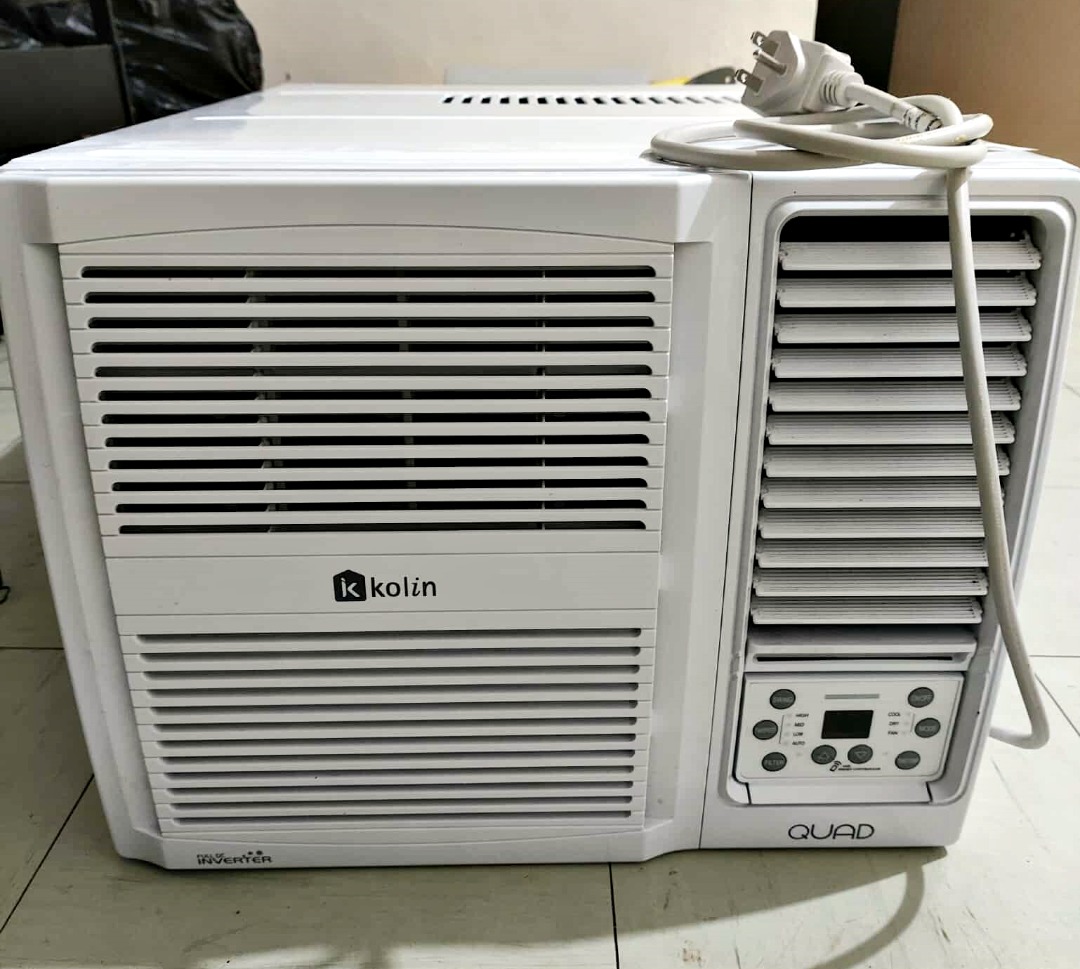 KOLIN KAG-100WCINV QUAD Full DC Inverter Aircon 1HP, TV & Home ...