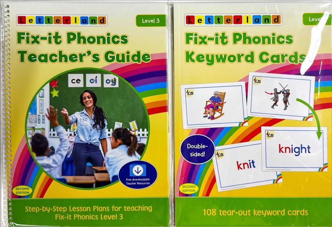 Letterland: level 2 and level 3, 興趣及遊戲, 書本 & 文具, 兒童書籍 - Carousell