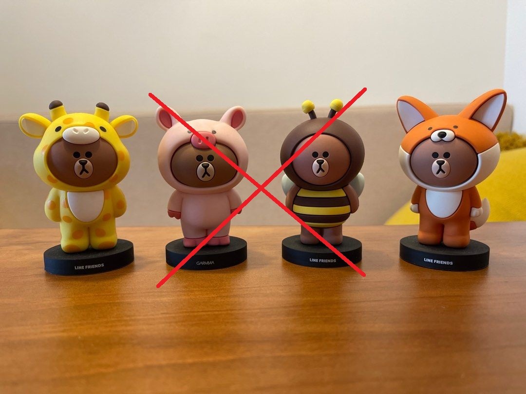 Line Friends Jungle Brown Blind Box, Hobbies & Toys, Toys & Games on ...