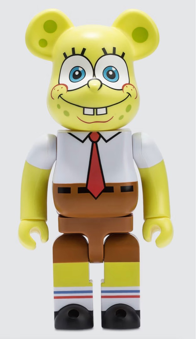 Medicom Toy Bearbrick SpongeBob SquarePants 1000% Figure, Hobbies ...