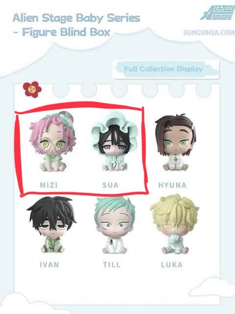 mizi sua blind box figures alnst alien stage, Hobbies & Toys ...