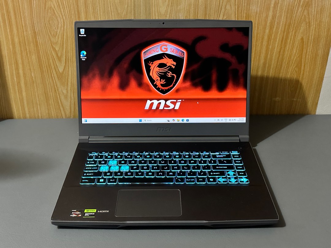MSI Thin A15 B7UCX NVIDIA GeForce RTX 2050 AMD Ryzen 5 7535HS 8 RAM 512 ...