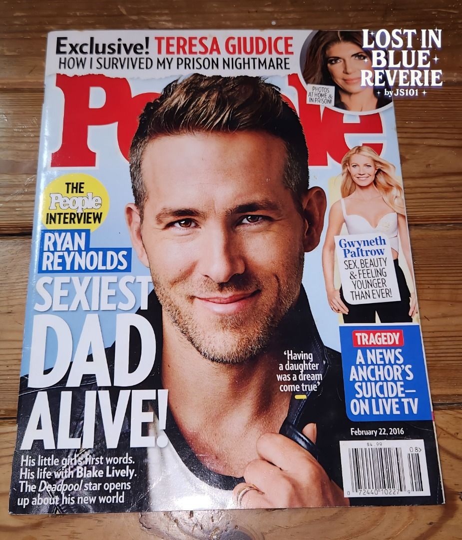 SUPER SALE!! PEOPLE MAGAZINE 2-22-16: RYAN REYNOLDS, KATE WINSLET ...