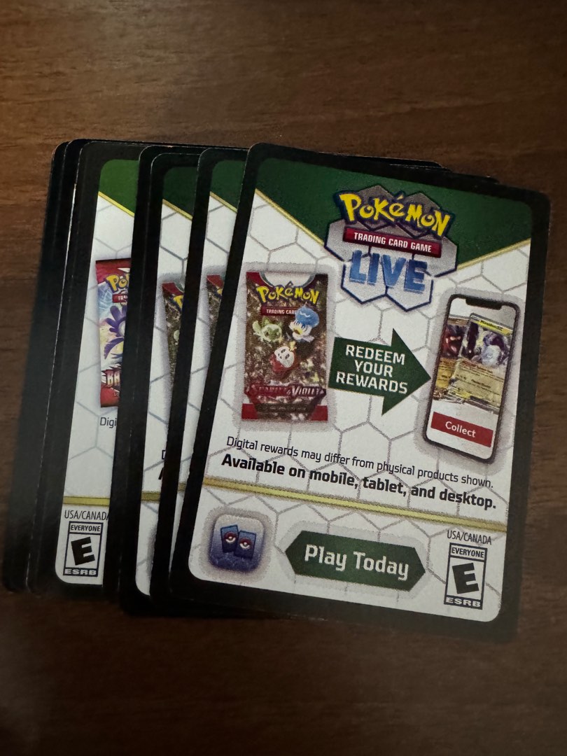 [$0.10 each] Pokemon TCG Live Code Cards, Hobbies & Toys, Toys & Games ...