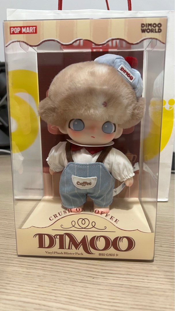 POP MART DIMOO Crush on Coffee Vinyl Plush Figure, Hobbies & Toys, Toys ...