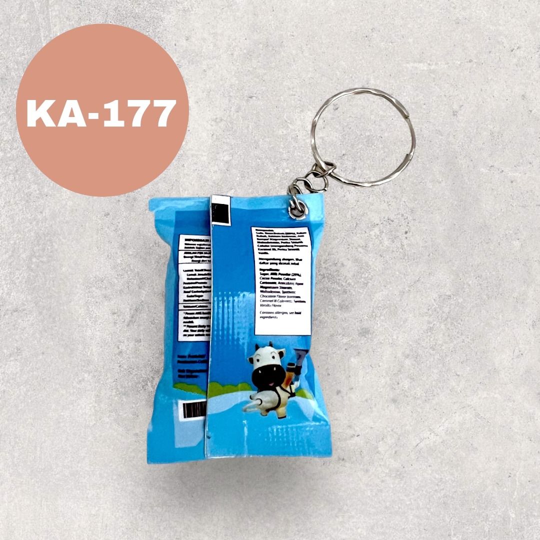 📣[PROMO BUY 1 GET 1 FREE] Vanilla Nano Milkita Candy 3D Mini Keychain ...