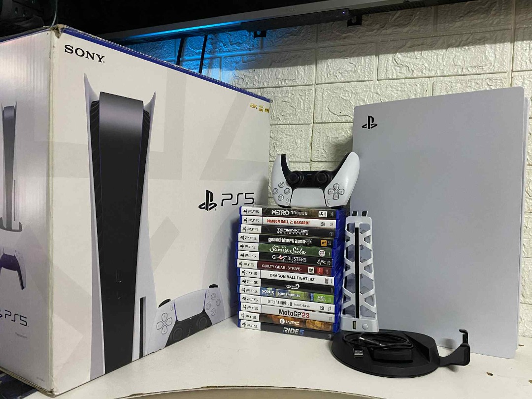 PS5 Phat with 14 PS5 Games, Video Gaming, Video Game Consoles ...