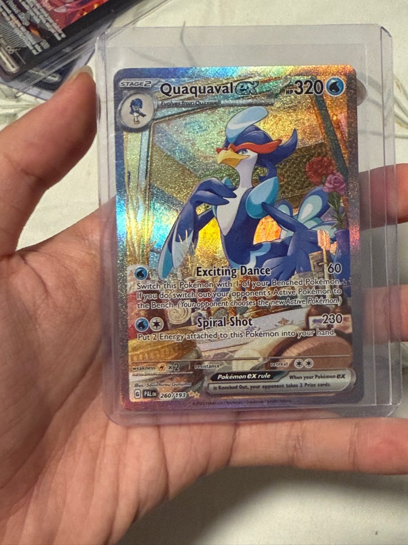 Quaquaval ex SIR Paldea Evolved 260 Pokemon, Hobbies & Toys, Toys ...