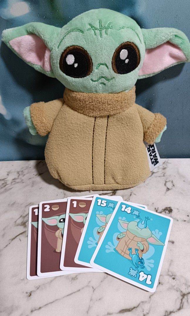 Star Wars The Child's Cute Loot Card Game with Grogu Plush Pouch ...