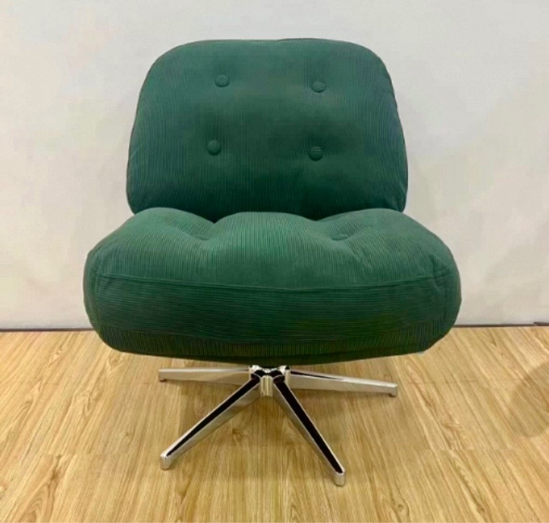 Swedish DYVLINGE vintage design swivel easy chair, Furniture & Home ...