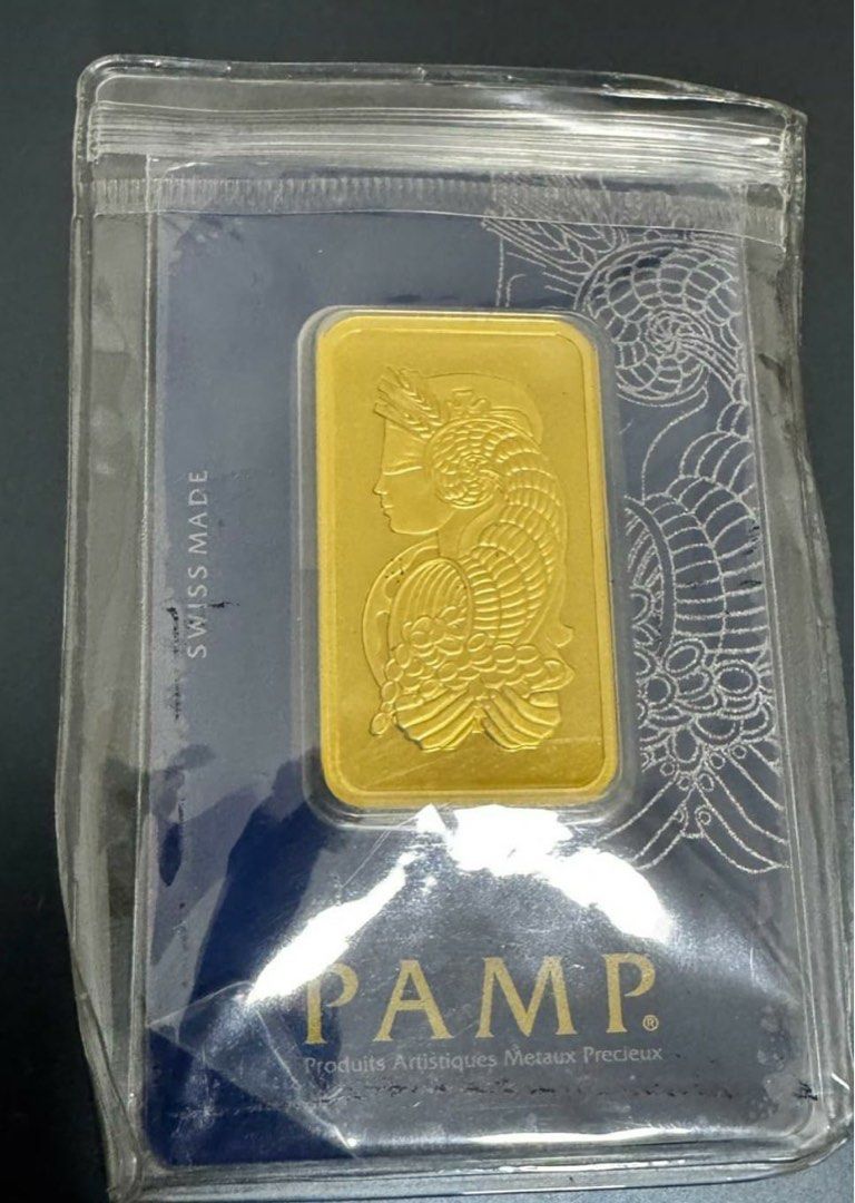 PAMP Swiss gold bar 24k authentic, Hobbies & Toys, Memorabilia ...