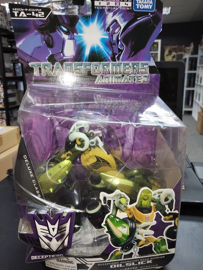 Transformers Animated Deluxe Class Oil Slick, Hobbies & Toys, Toys ...