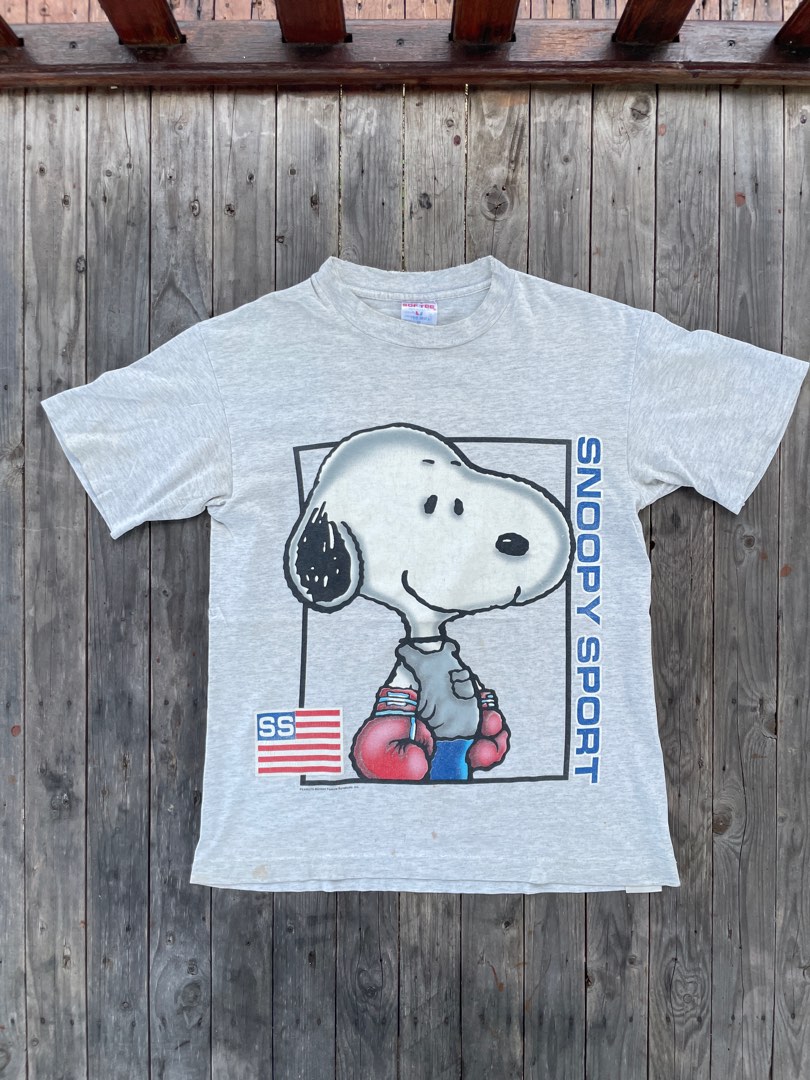 Vintage 90s Peanut Snoopy Sport, Men's Fashion, Tops & Sets, Tshirts ...