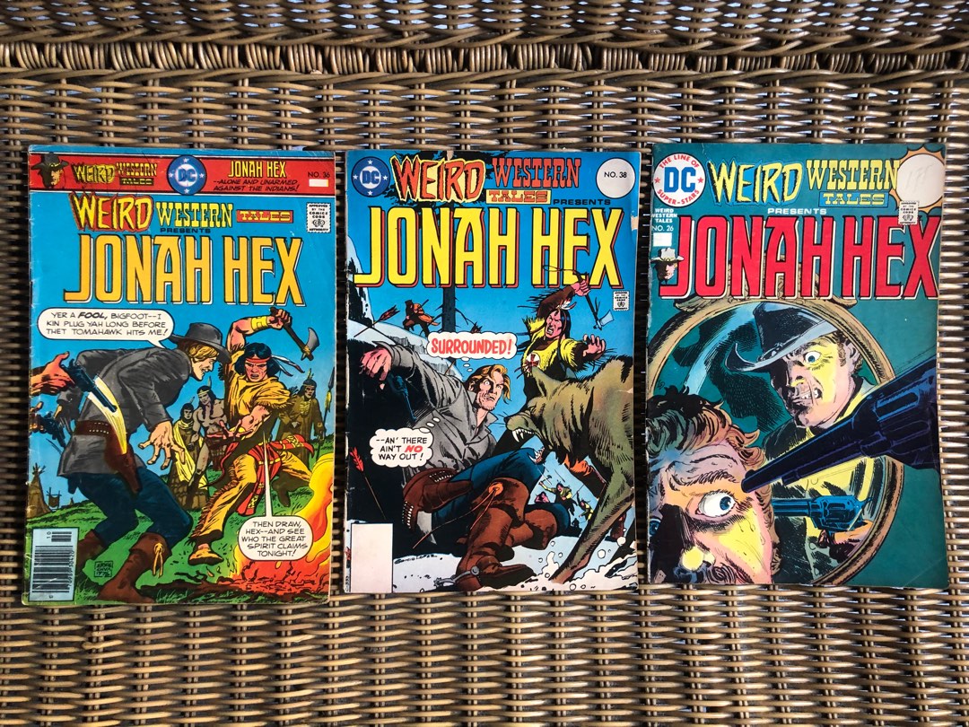 Vintage Local Philippine Edition DC Comics Weird Western Tales Presents Jonah Hex 1970s Set 3pcs ...