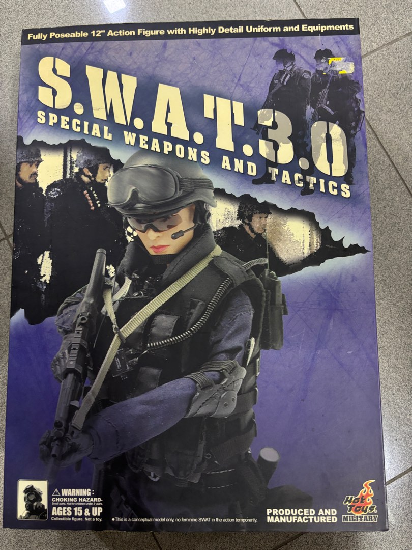 1/6 12 inch Hot Toys S.W.A.T. 3.0 12" Action Figure, Hobbies & Toys ...