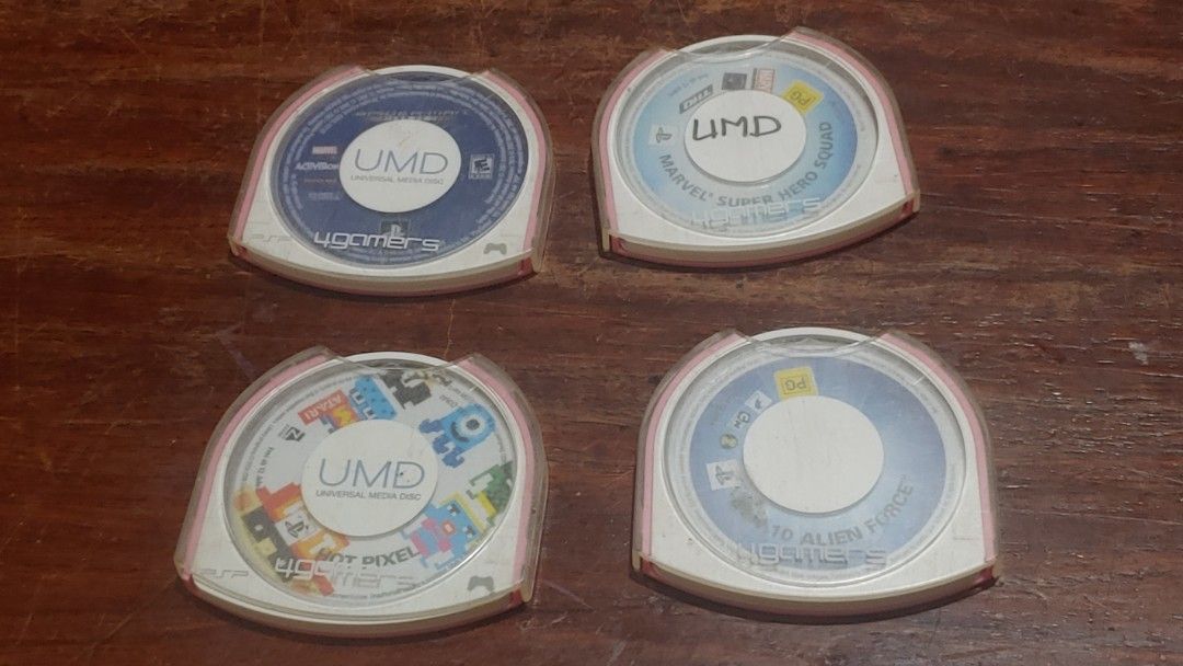 4 PSP UMDs (+1 bonus UMD), Video Gaming, Video Games, PlayStation on ...