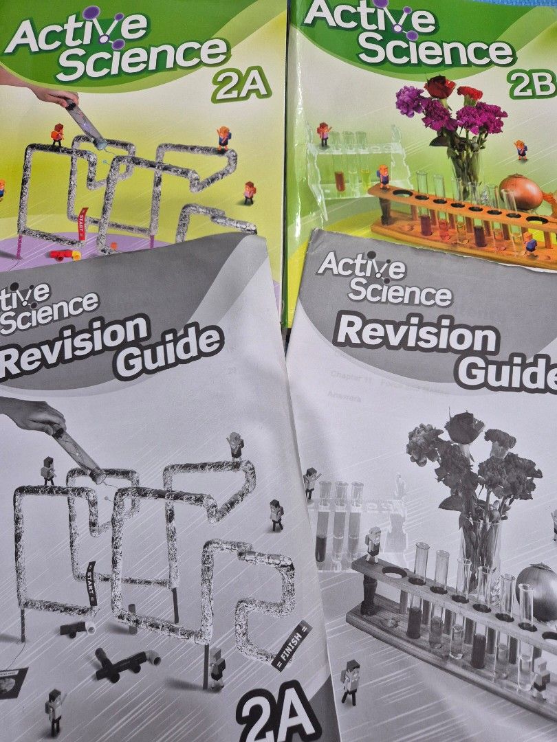 中二科學課本 | Active Science 2A & 2B | Pearson | Revision Guide | Lai Man Ki ...