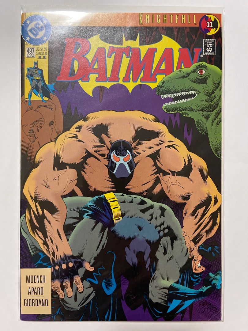 🦇 Batman Comic #497 (DC, 1993) – Knightfall “Breaking of the Bat ...