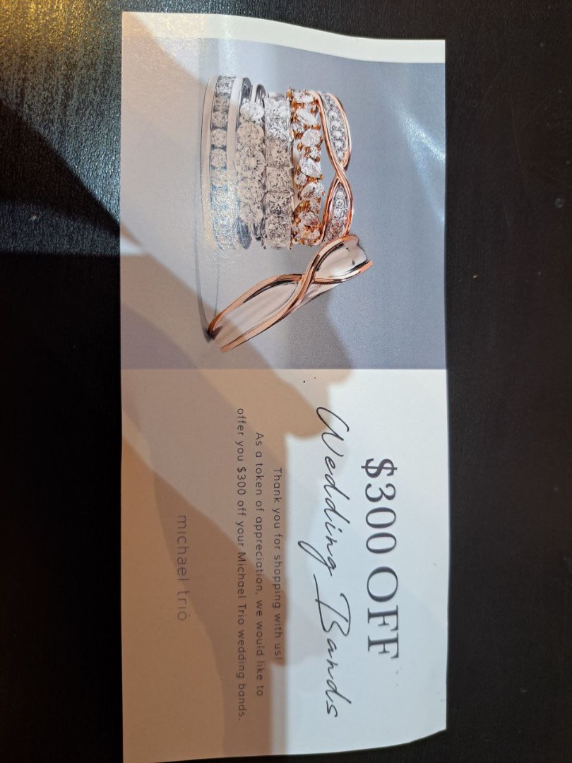 💍 Michael Trio $300 OFF Voucher | Only $30, Tickets & Vouchers ...