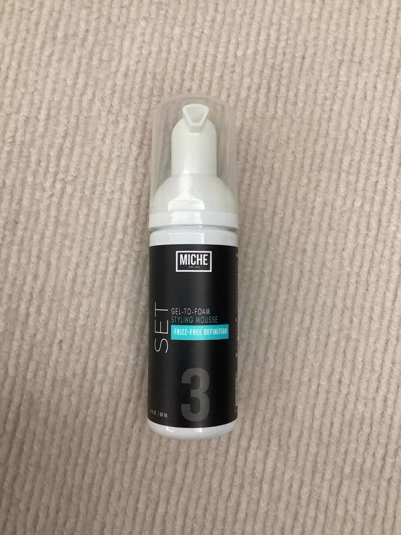 現貨🔥美國 MICHE SET 3 造型慕斯 60ml｜捲髮定型 輕盈保濕 抗毛躁 髮型慕斯, 香水、美妝、保養, 美髮清潔與護理在旋轉拍賣