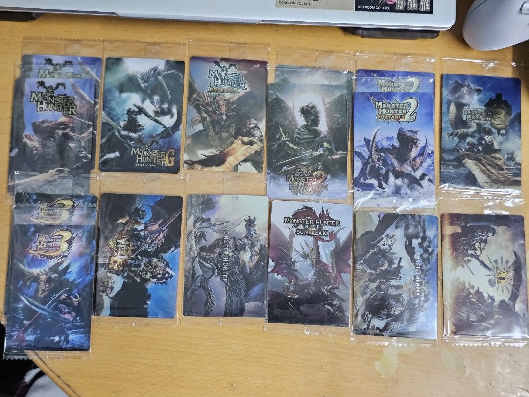 餅卡散賣 Monster Hunter 芒亨 怪物獵人 MH MHG MHP MH2 MHP2nd MH3 MHP3rd MH4G MHW World MHR:SB Rise Sunbreak ...