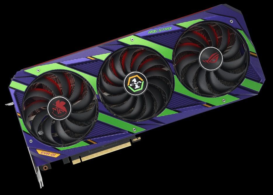 🌟全新🌟Asus EVA 限定版顯示卡 Rog Strix Eva Edition Rtx 3080 OC 12GB（無保養）, 電腦＆科技 ...
