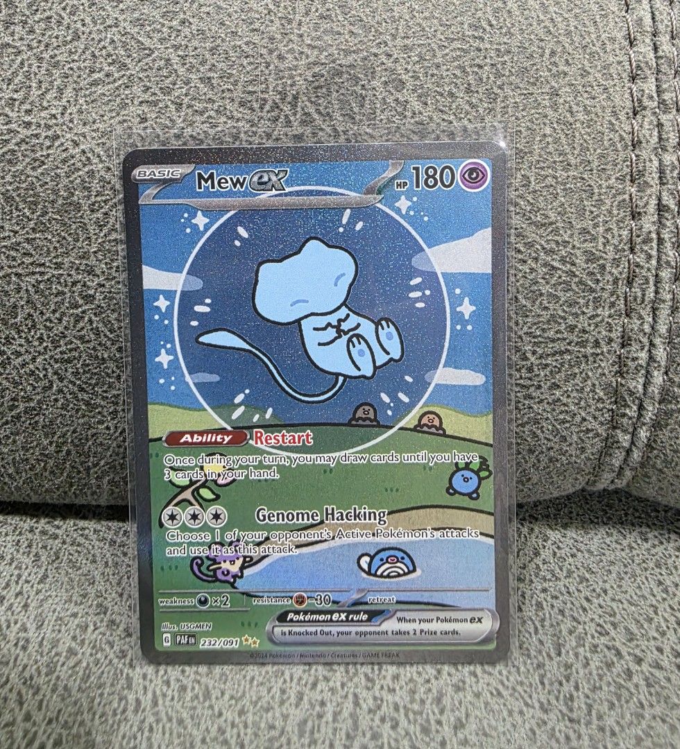 Bubble Mew Ex English Paldean Fates, Hobbies & Toys, Toys & Games on ...