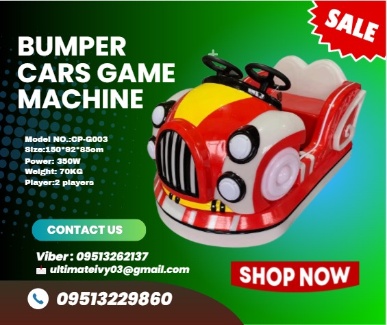 Bumper Cars Game Machine Simulator Racing Car Arcade Game Machine ...