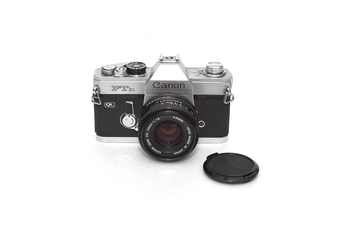 Canon FTB QL Camera with FD 50mm f1.8 Lens, Photography, Cameras on ...