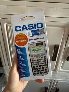 Casio fx-50FH Scientific Calculator, 興趣及遊戲, 手作＆自家設計, 文具 - Carousell