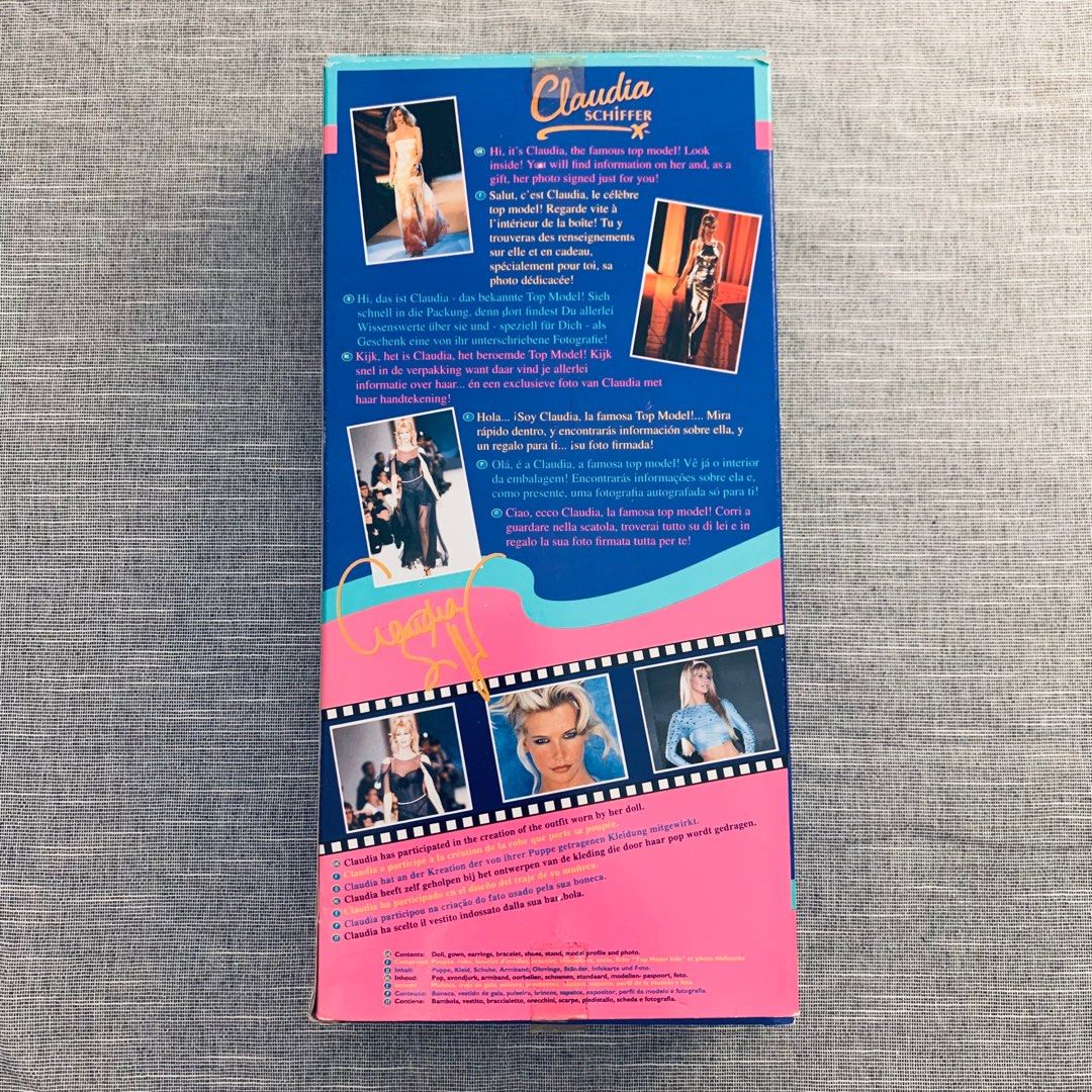 Claudia Schiffer Top Model Doll 1995 from Hasbro (Vintage / Collector ...