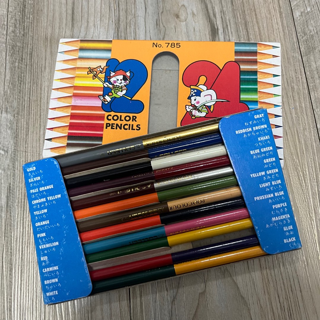 Colleen Colour Pencils 24 colours, Hobbies & Toys, Stationery & Craft ...