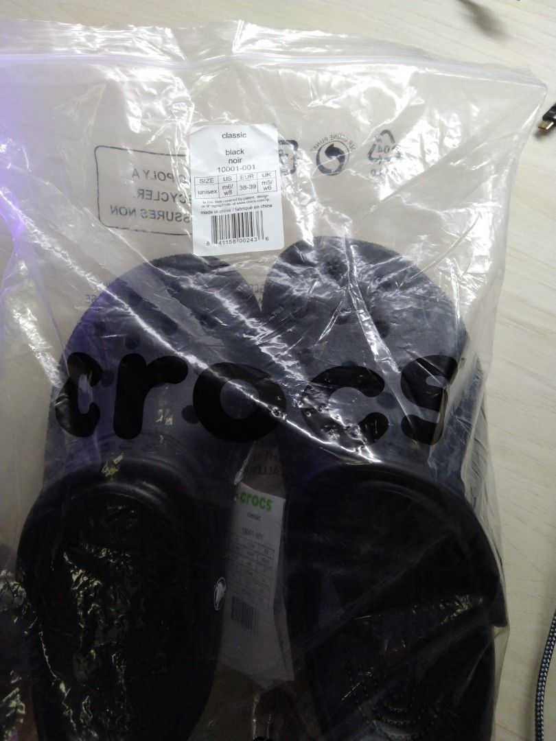 Crocs Track Clog - black, Men's Fashion, Footwear, Flipflops and Slides ...