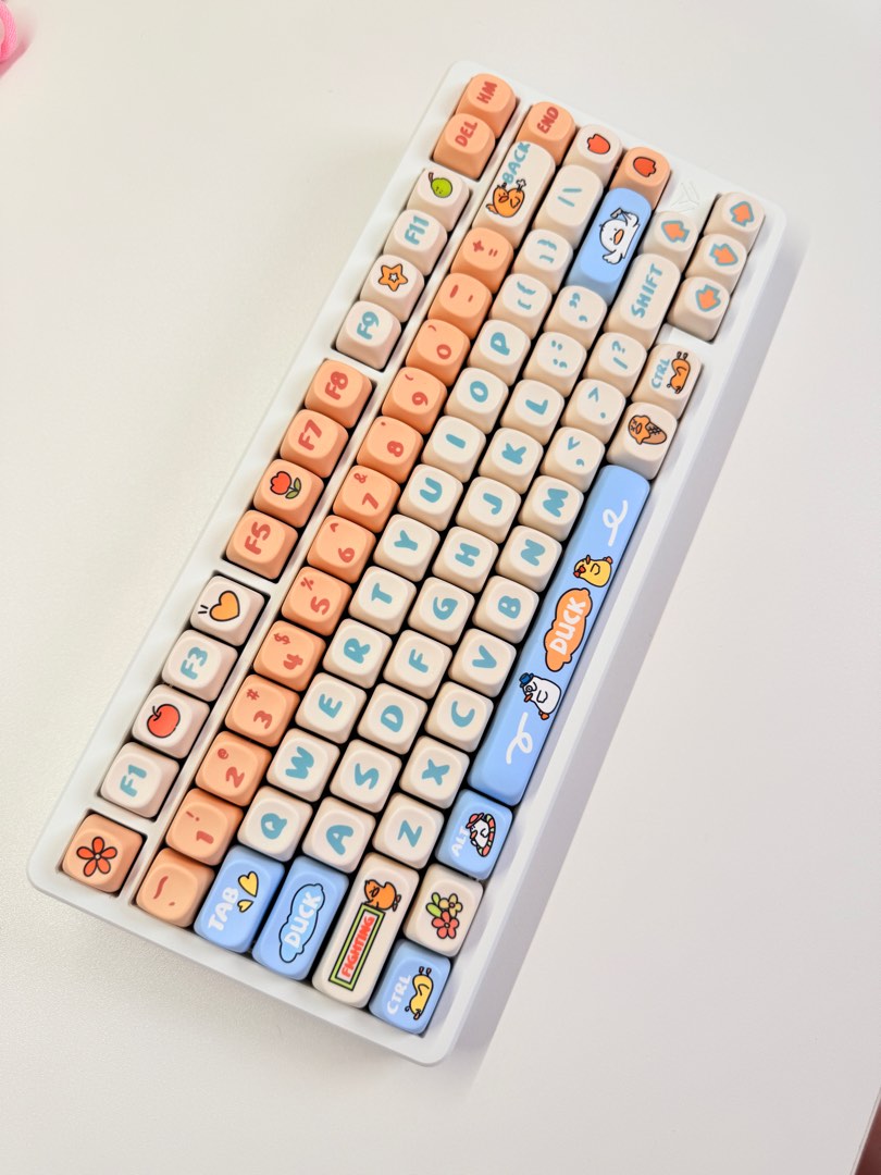 Cute Duckie Custom Mechanical Keyboard, Computers & Tech, Parts ...