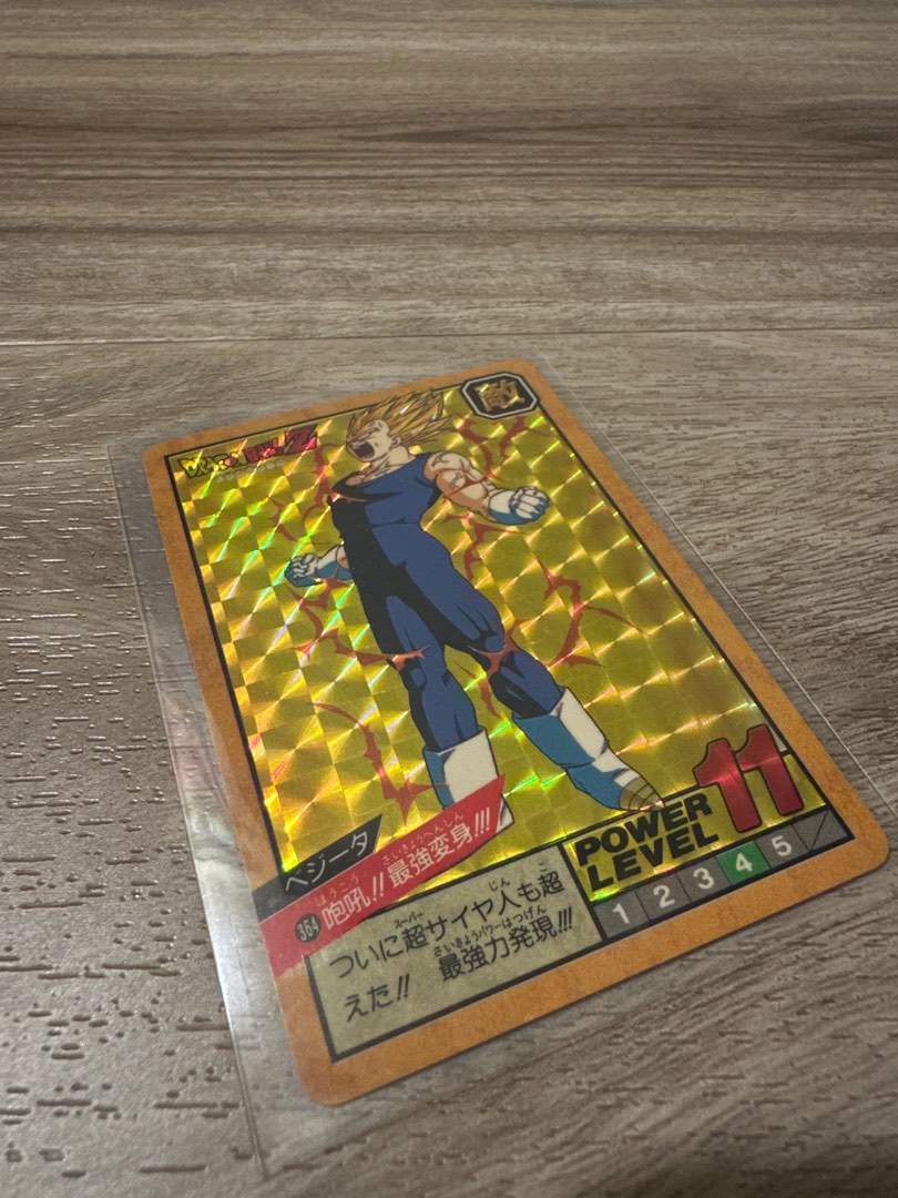 Dragon Ball Z Vegeta Trading Card, Hobbies & Toys, Toys & Games on ...