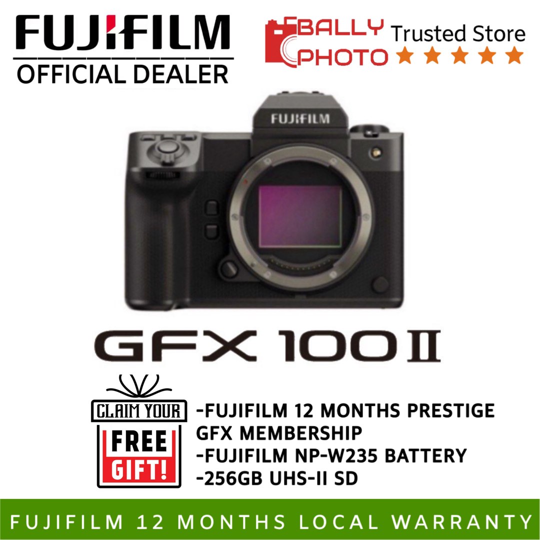 Fujifilm GFX100 II Camera body / gfx100II gfx 100ii GFX 100II ...