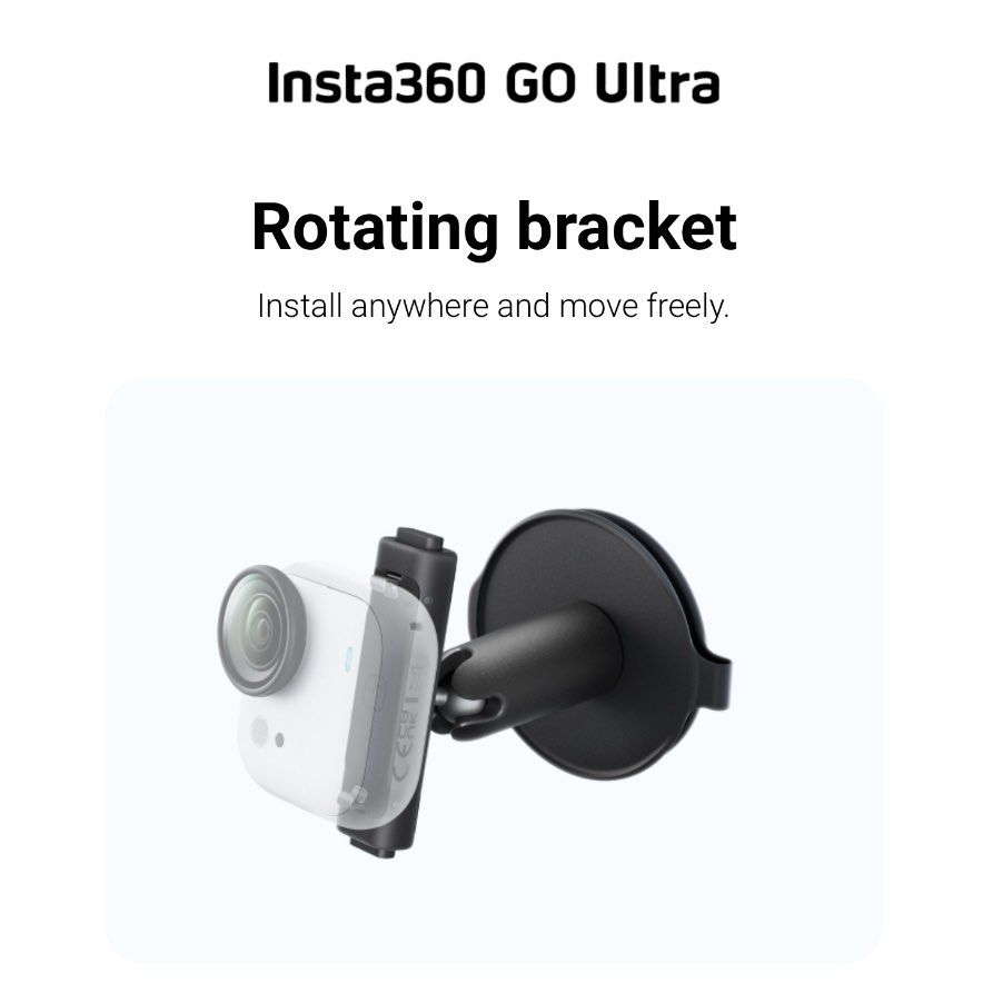 Insta360 Official GO Ultra Swivel Stand For insta360 原廠新品旋轉支架, 運動產品, 其他運動配件 - Carousell