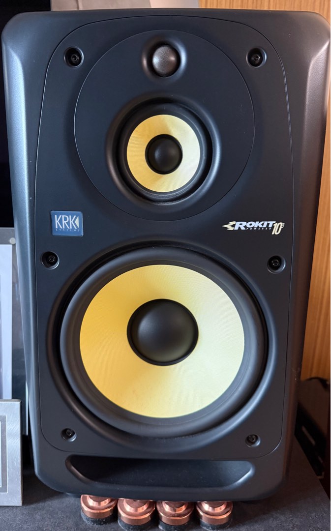 KRK Rokit 10 Studio Monitor, 音響器材, Soundbar、揚聲器、藍牙喇叭、耳擴 - Carousell