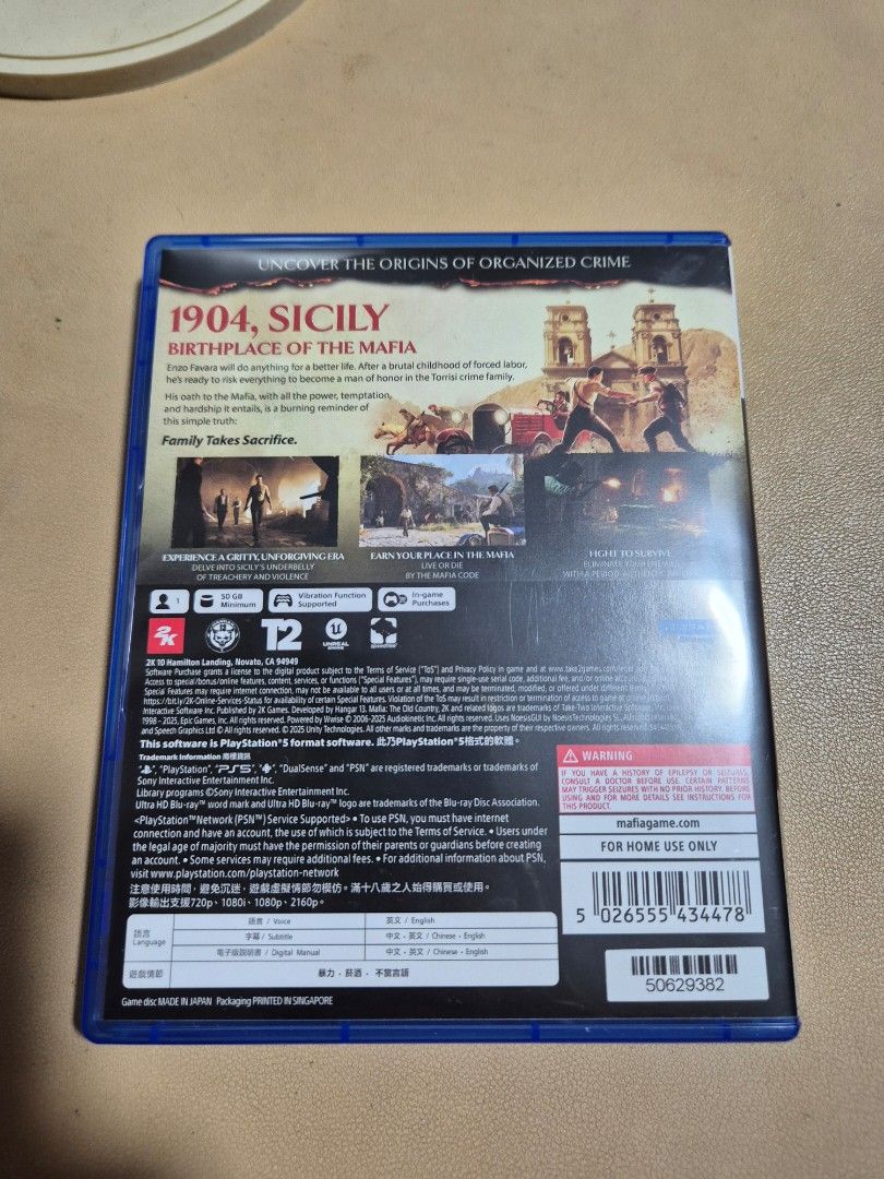 Mafia: The Old Country - PS5 Game, Video Gaming, Video Games ...