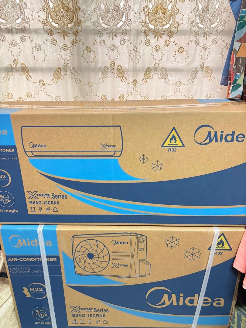 Midea Air Conditioner 1.0hp, TV & Home Appliances, Air Conditioners ...