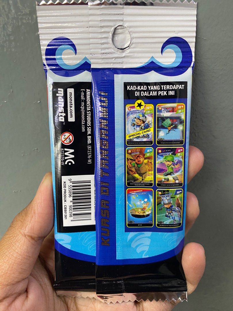 MONSTA GALAXY CARD PEK CYCLONE FURY, Hobbies & Toys, Collectibles ...