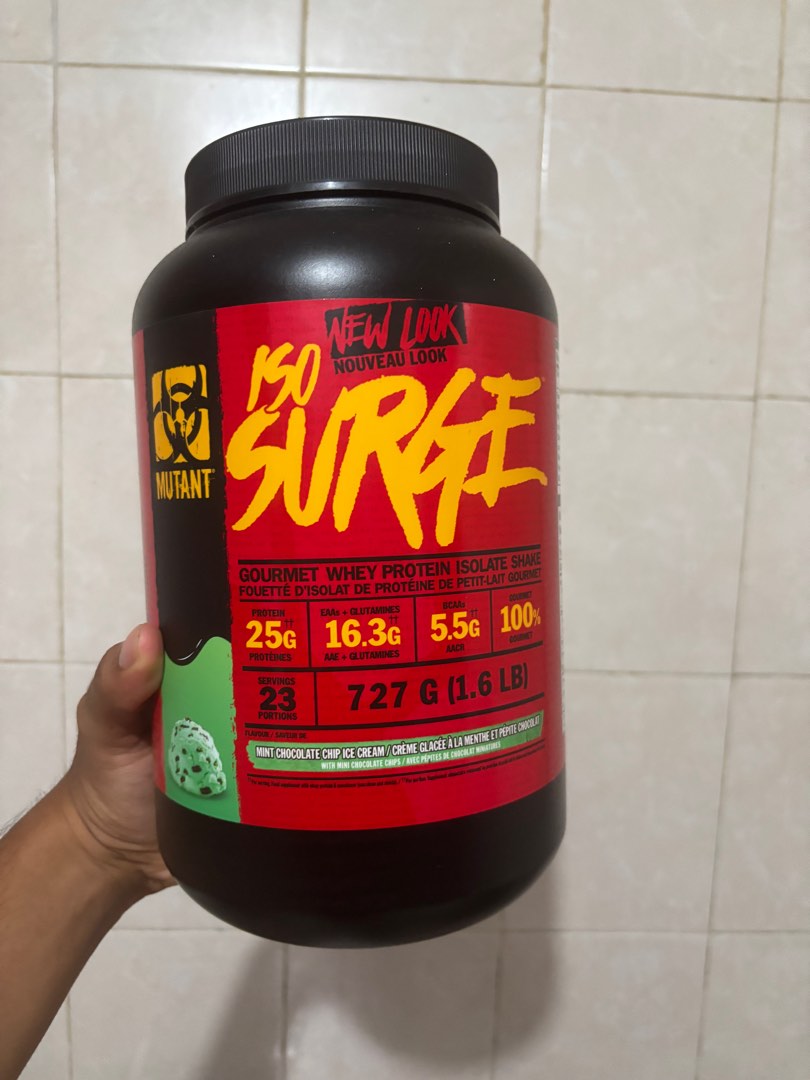 Mutant ISO Surge Whey Protein Isolate - Mint Chocolate Chip, Health ...