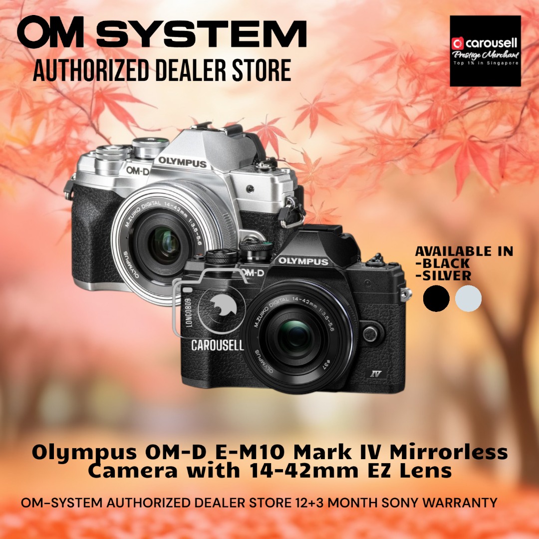 OM SYSTEM OM-D E-M10 Mark IV Mirrorless Camera with 14-42mm EZ Lens｜OM ...