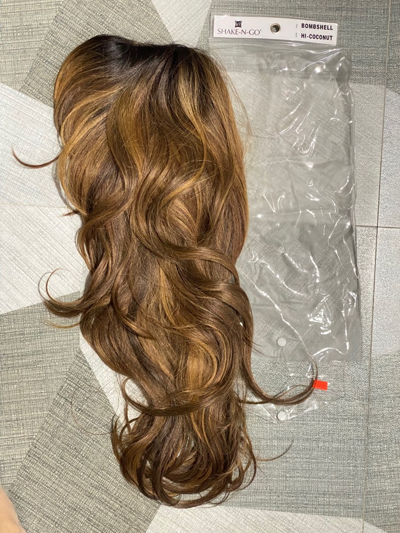 Original Wig Hi-Coconut Bombshell Brand New From USA Curtain Bangs HD ...