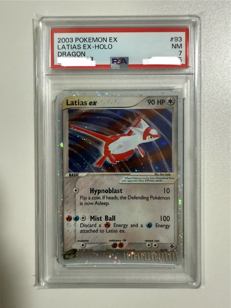 Pokemon Vintage EX Dragon Latias EX Holo Rare 93/97 PSA 7 Slab, Hobbies ...