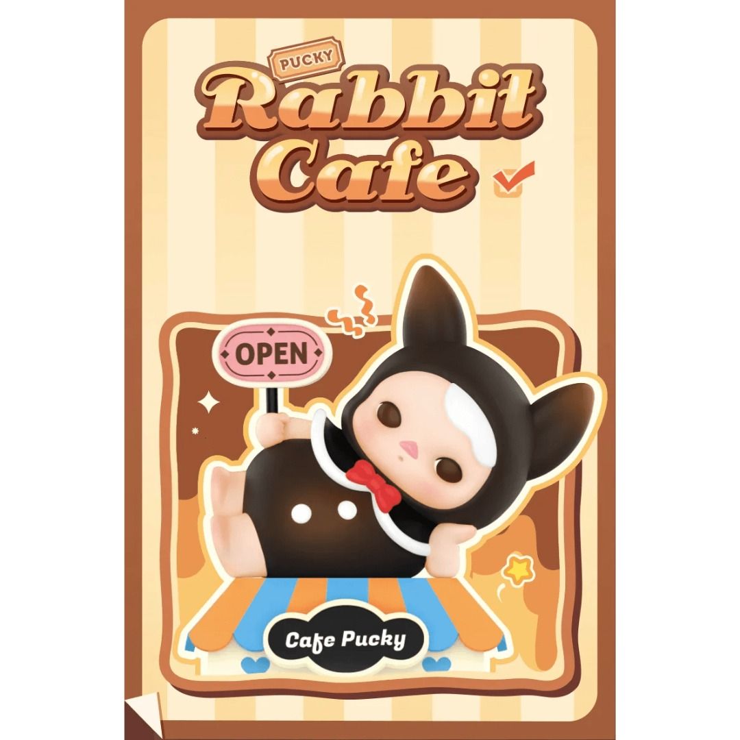 Pop Mart Pucky Rabbit Cafe Series, Hobbies & Toys, Toys & Games on ...