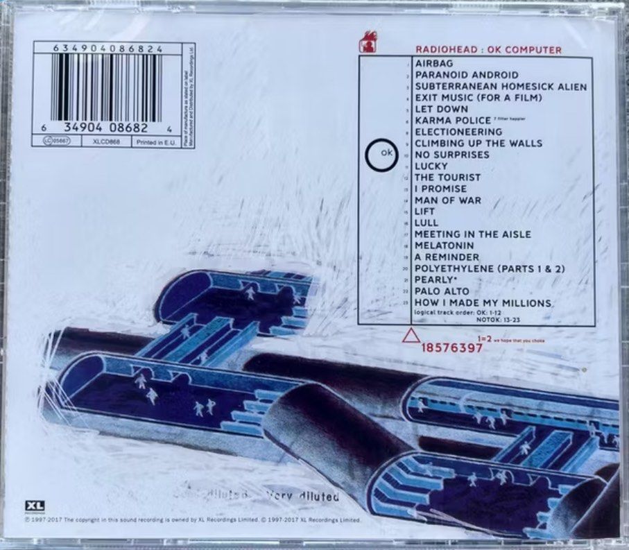 Radiohead OK Computer Deluxe 2CD Album, Hobbies & Toys, Music & Media ...