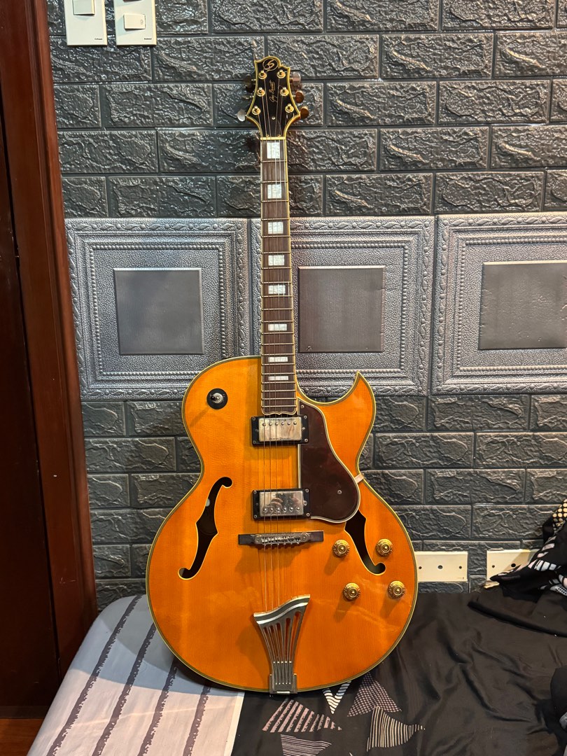 Samick jz-3 lassale Antique natural hollow body greg bennett design ...